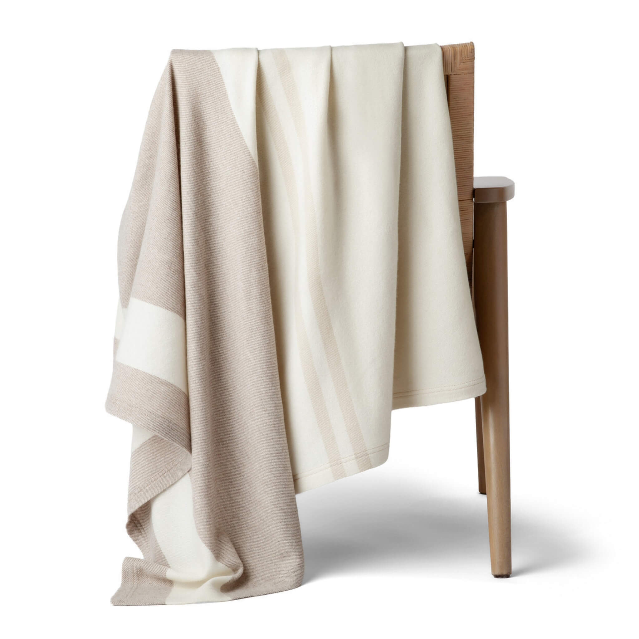'Home and Away' Cashmere Blanket (Beige) – Jet&Bo