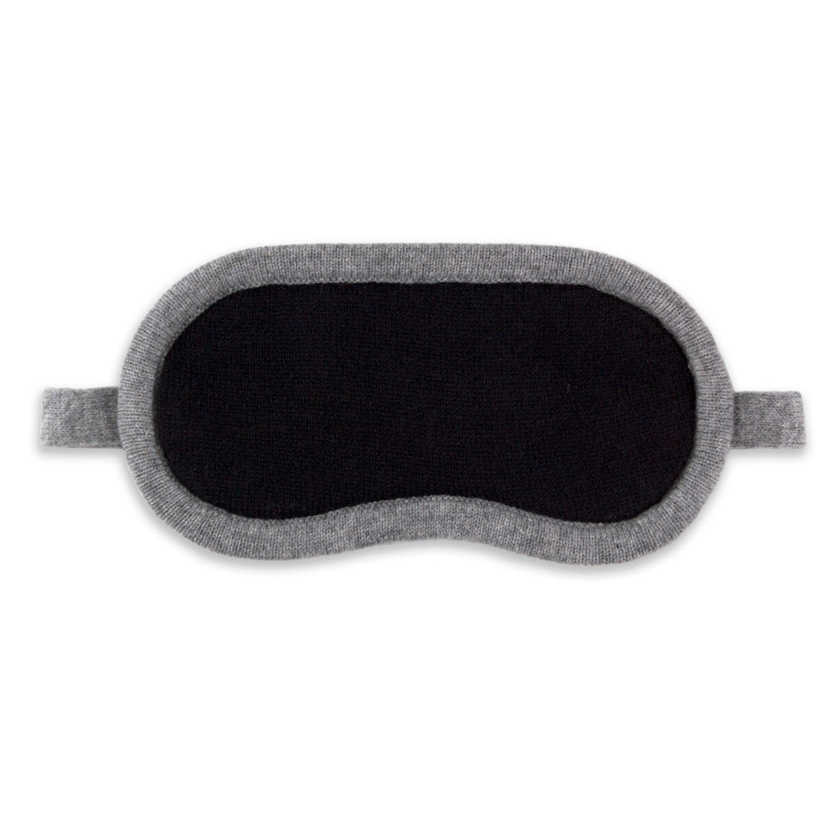 100% Pure Cashmere Eye Mask | Black & Gray – Jet&Bo